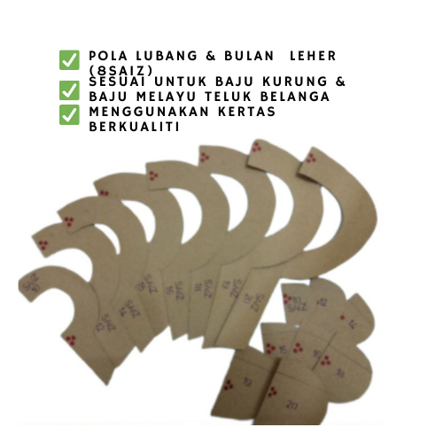 Pola Lubang Lehet & Lapik Leher Baju Melayu Dan Kurung Traditional 8 ...