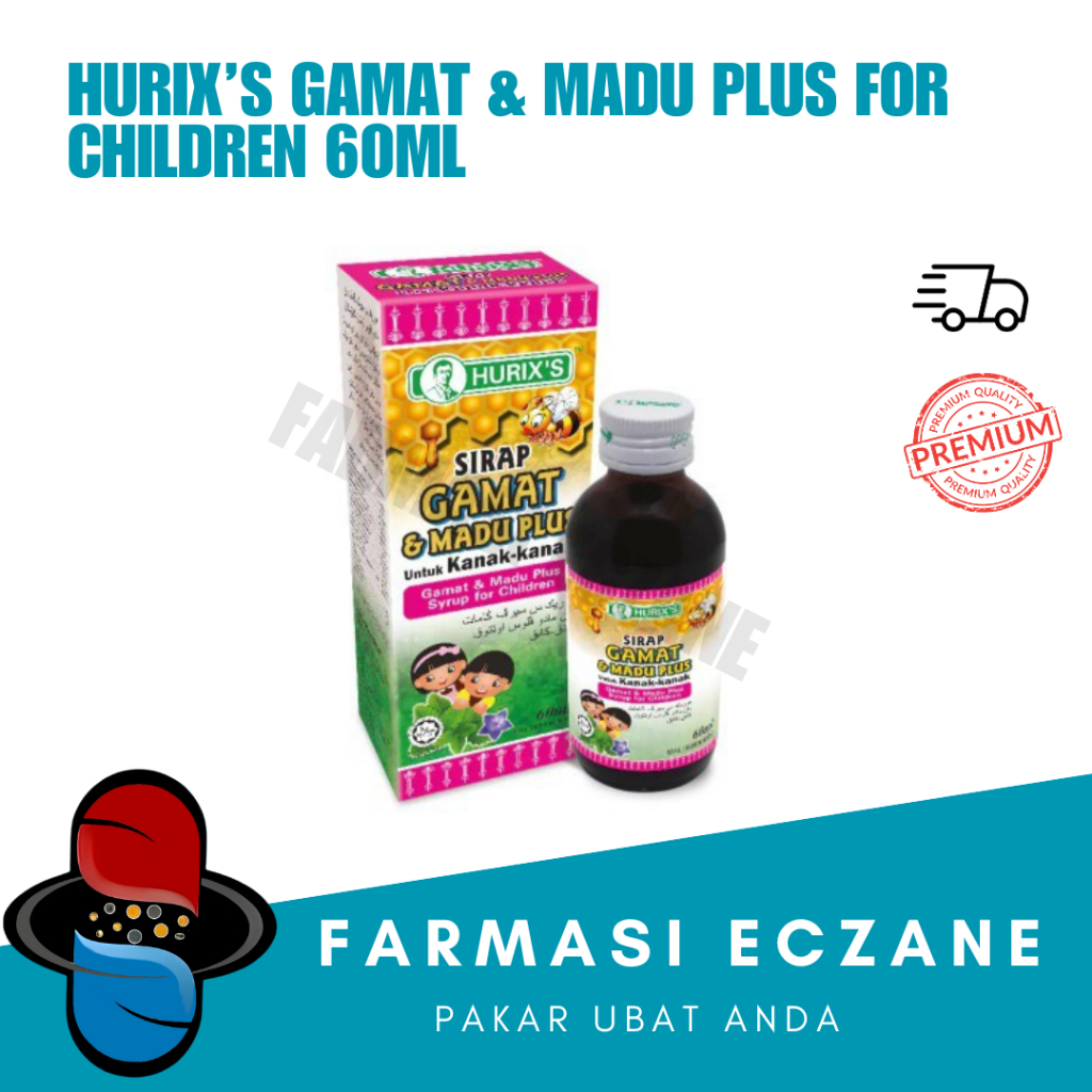 HURIX'S GAMAT & MADU PLUS (SYRUP FOR CHILDREN) | Shopee Malaysia