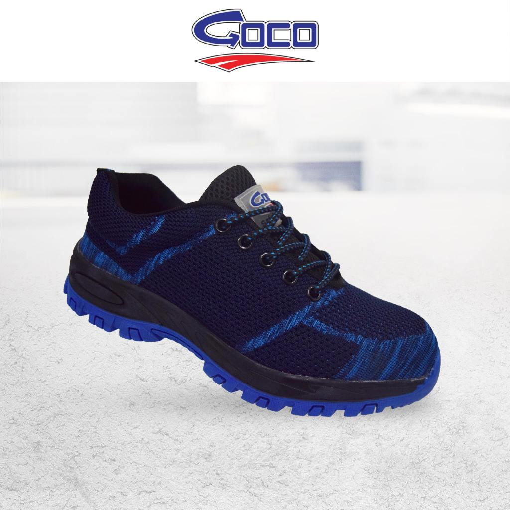 Goco GC QS71 Men Industry Steel Toe Cap Multi-Color Woven Fabric Safety ...
