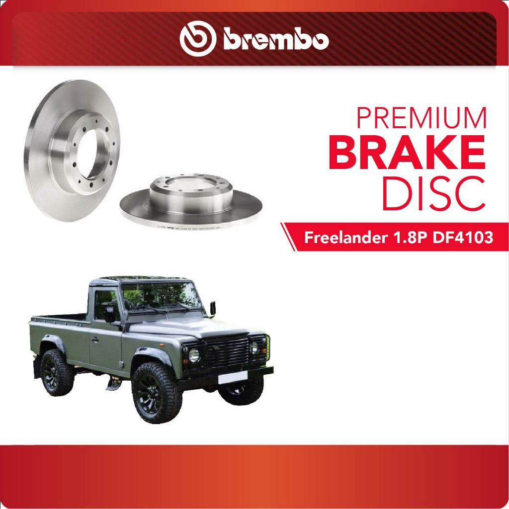 BREMBO Rear Discs (2pcs) - Compatible with Land Rover Defender 110 P/UP ...