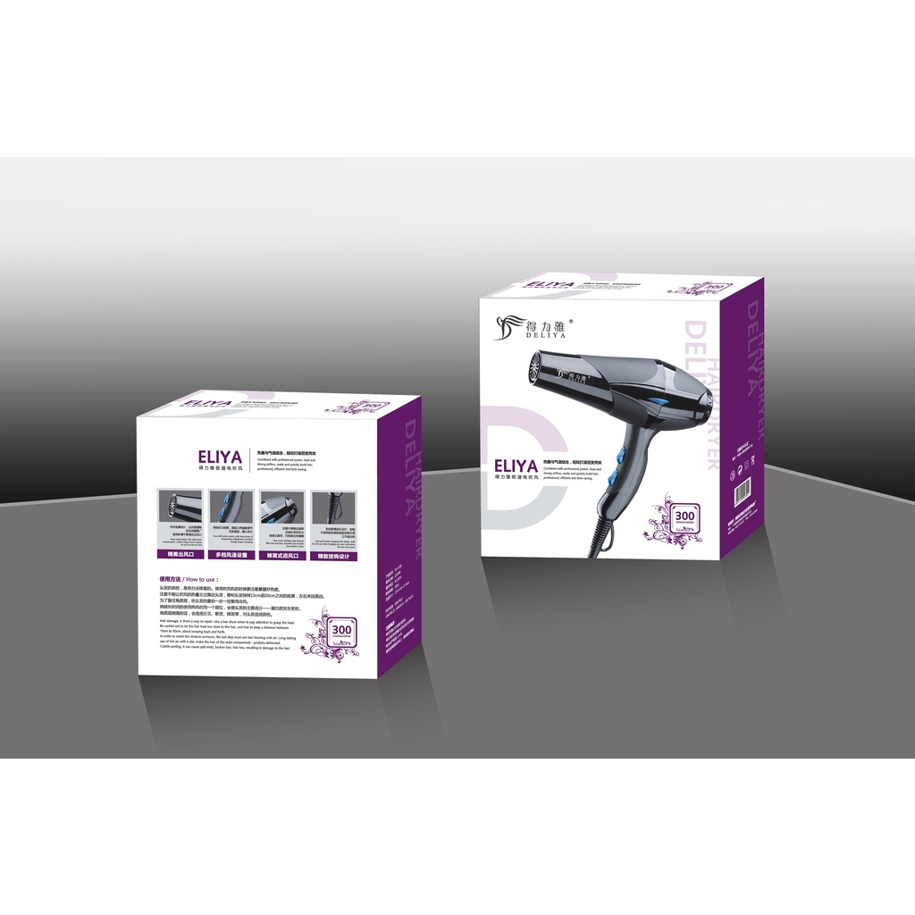 100% original, Professional 2500W Hair Salon Blower Hair Dryer | Shopee ...