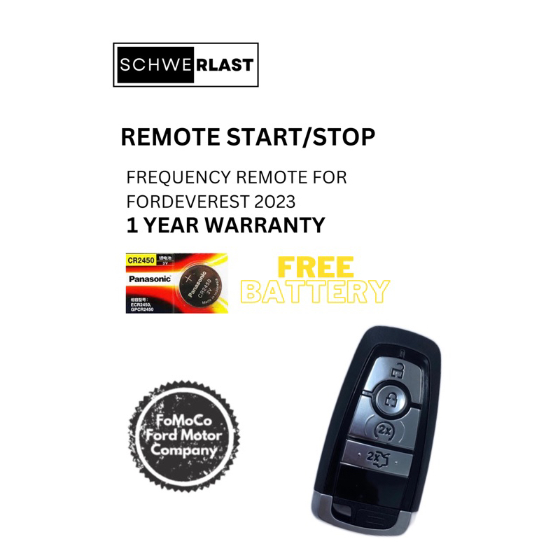 Ford Next Gen Everest 2022 2023 Remote Key Fob Original Genuine FoMoCo ...