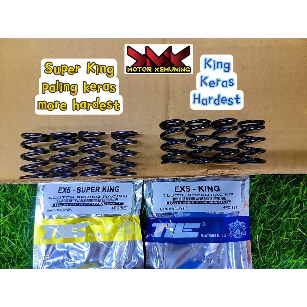 TIE RACING CLUTCH SPRING KING BIRU SUPER KING KUNING ORI Y16/LC135 ...