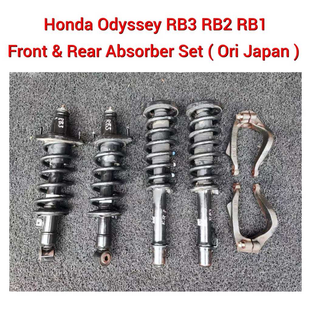 Honda Odyssey RB3 RB2 RB1 Front & Rear Absorber With Spring Set ( Ori ...