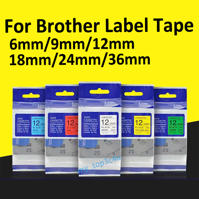 For Brother P-touch Printer TZe-231 TZ Laminated Label Tape for PT ...
