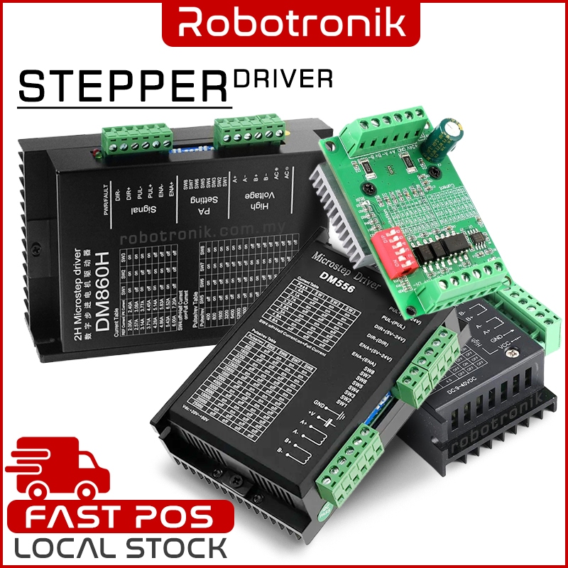 Stepper Motor Driver - DM 542 556 860H TB67S109 TB 6560 6600 | Shopee ...