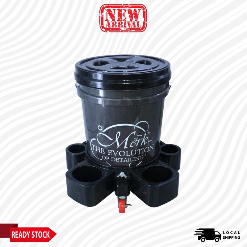 Merk washing bucket set / baldi air / tong Cuci kereta / wash bucket ...