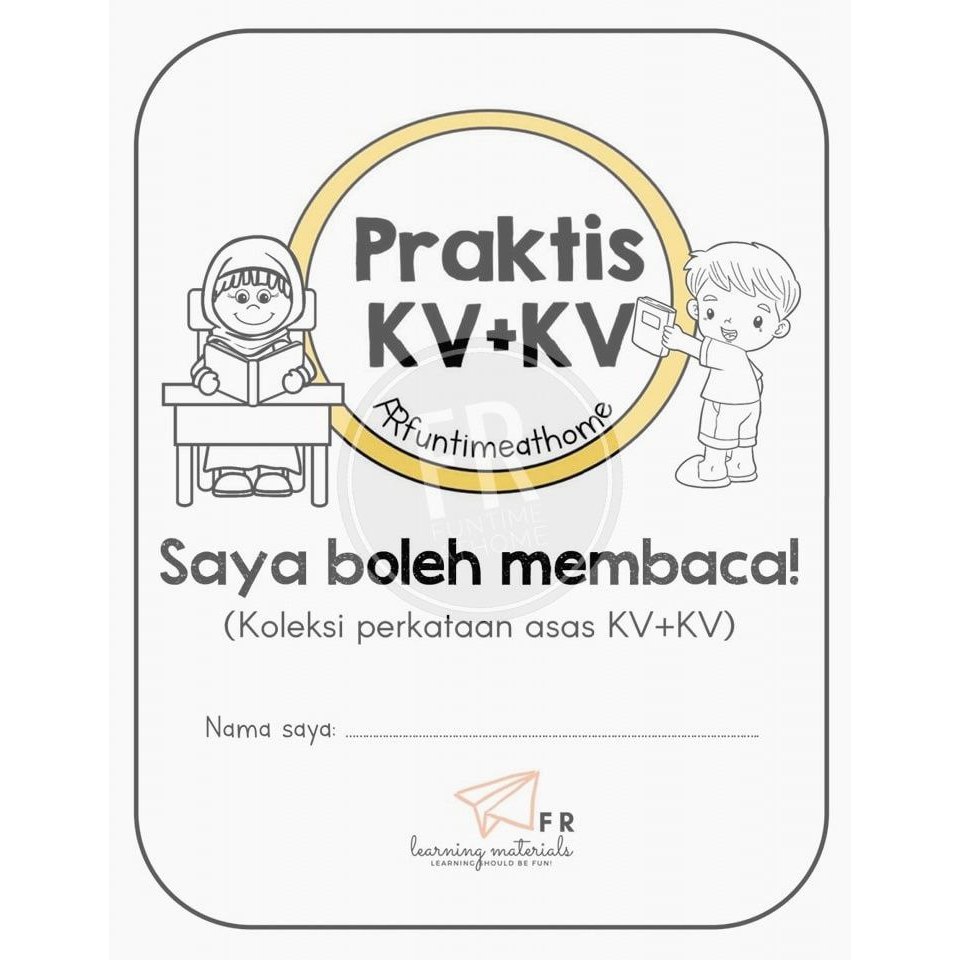 [PRINTABLE PDF] Siri Saya Boleh Membaca Praktis KV+KV, KVKV | Shopee ...