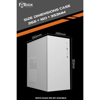 MBOX MATRIX Mini M-ATX & ITX Full Steel Body Pc Casing With Standard ...