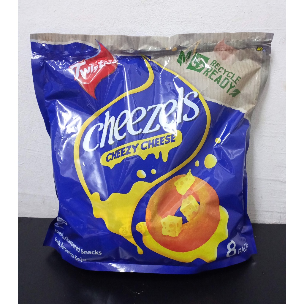 Twisties Cheezels Cheezy Cheese Original Corn Snacks Multipack 8 x 13g (Total 104g), EXP:12/02 ...