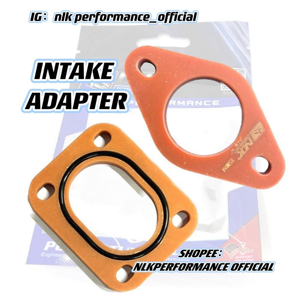 NLK PERFORMANCE INTAKE ADAPTER LC135 Y15ZR RS150 UNIVERSAL ( MATERIAL ...