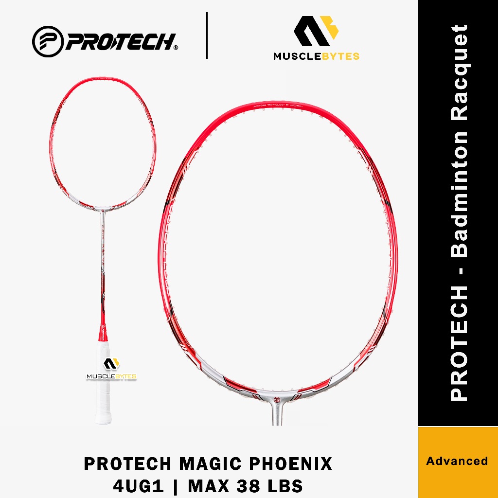 PROTECH - MAGIC PHOENIX [4UG1 | MAX 38 LBS] [Badminton Racket] [FREE ...