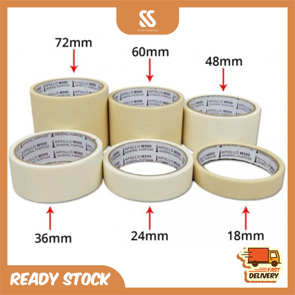 Masking Tape 18mm dan 24mm | Shopee Malaysia