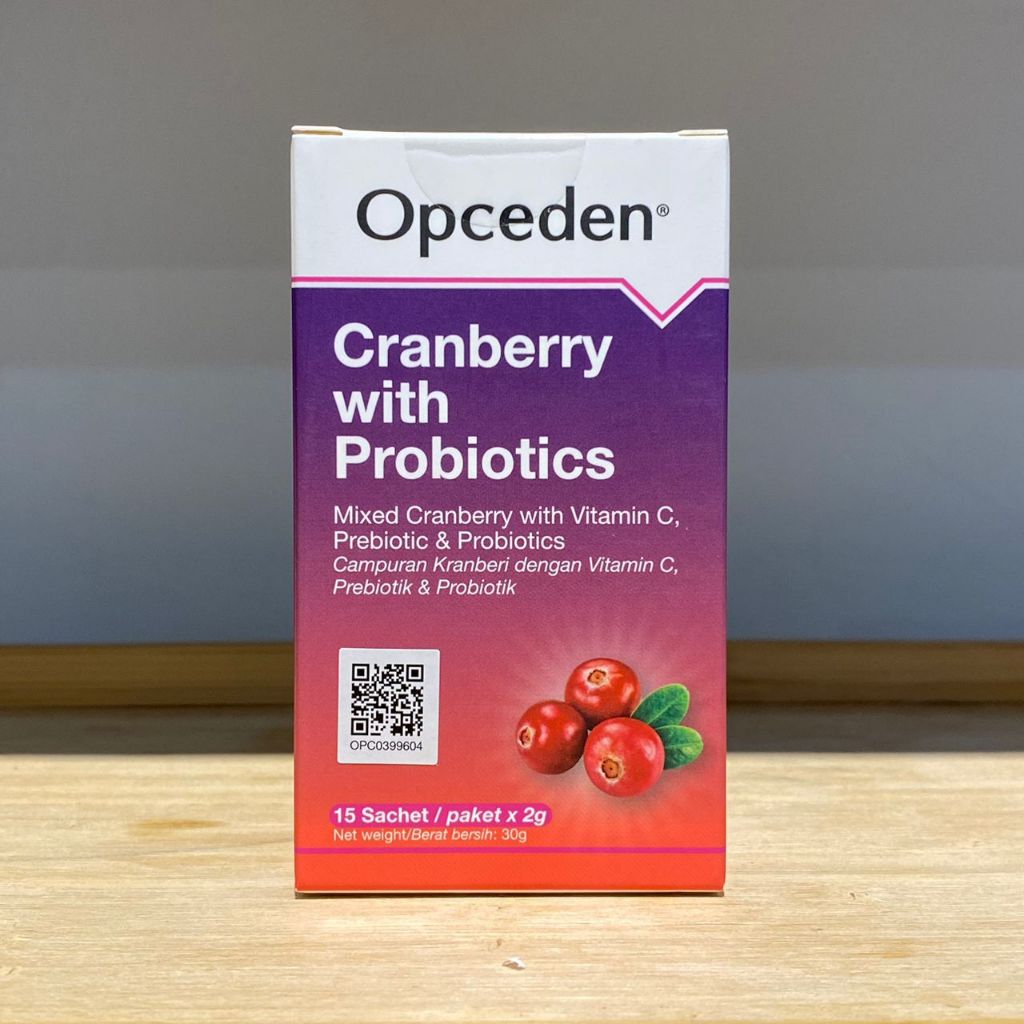 Opceden Cranberry with Probiotics 15 sachet / paket x 2g | Shopee Malaysia