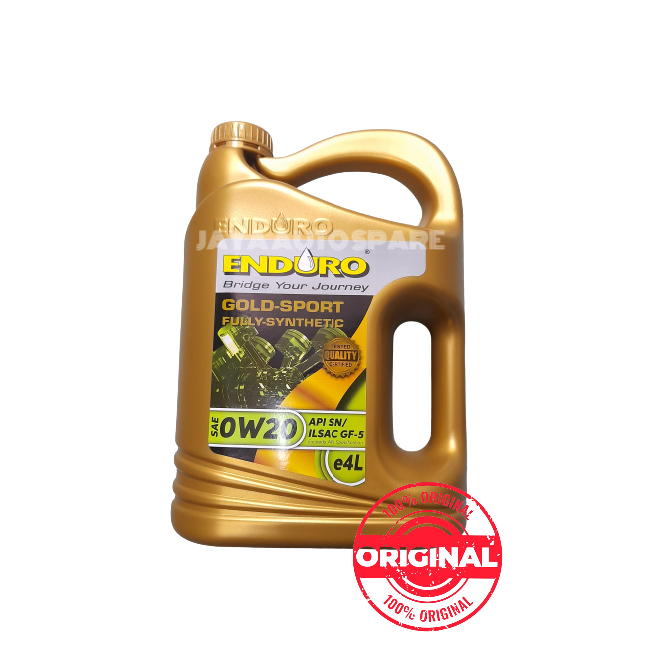 ENDURO 0W-20 ENGINE OIL 4L | Shopee Malaysia