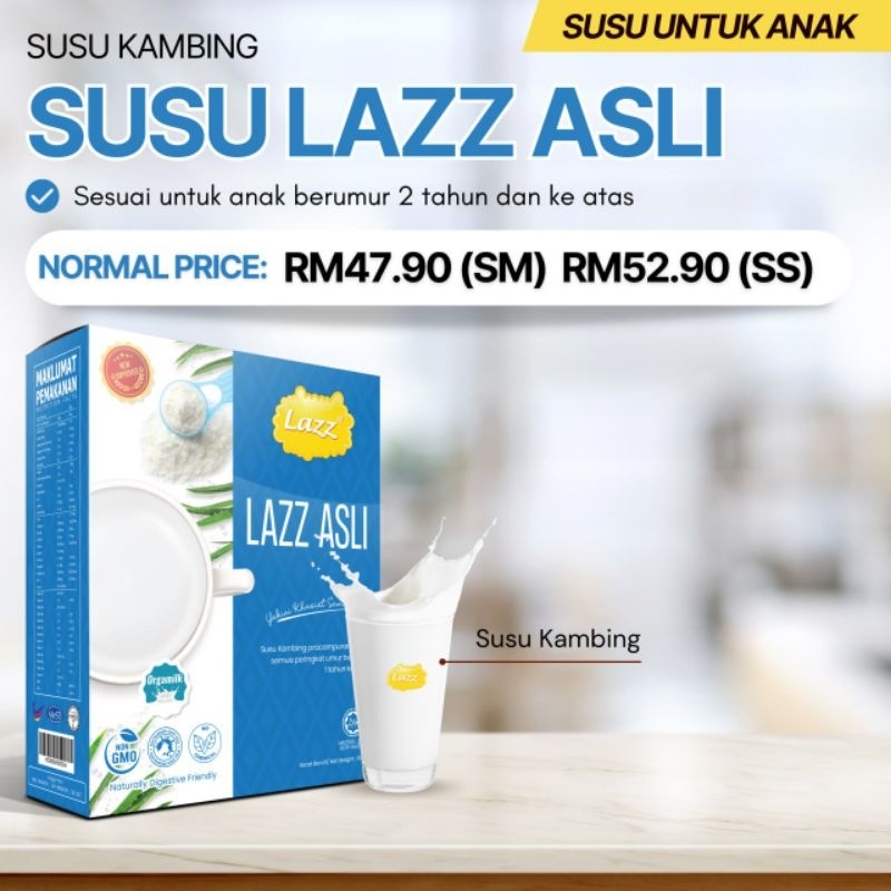 LAZZ SUSU KAMBING ASLI | LAZZ ASLI 550G | Shopee Malaysia
