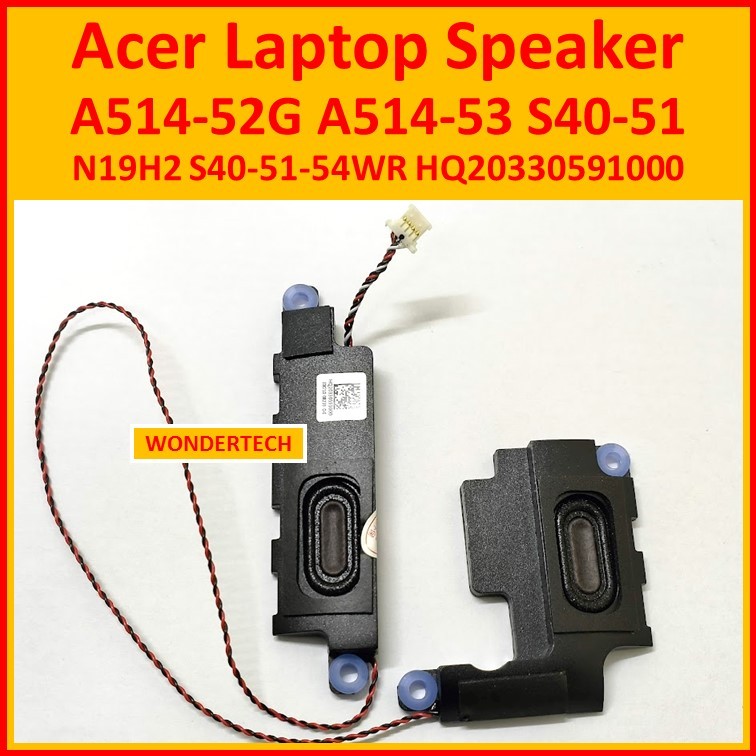Acer A514-52 Laptop Speaker A514-52G A514-53 S40-51 N19H2 S40-51-54WR ...