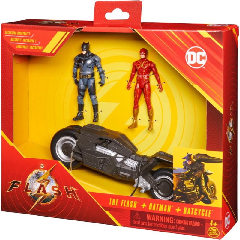 Spin Master DC Comics The Flash Movie - The Flash and Batman With ...