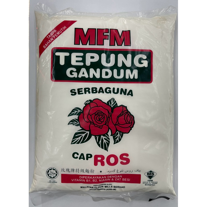 TEPUNG CAP ROSE 1KG EXP 2025 | Shopee Malaysia