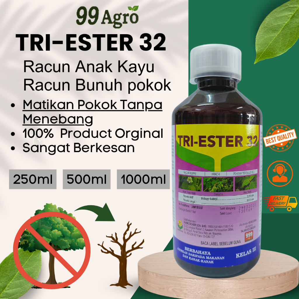Tri Ester Triclopyr-butotyl 32% Racun Pokok Racun Membunuh Pokok Racun ...
