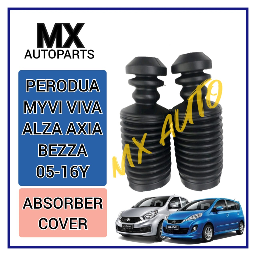 PERODUA MYVI ALZA VIVA AXIA BEZZA 2005-2016 FRONT ABSORBER DUST COVER ...