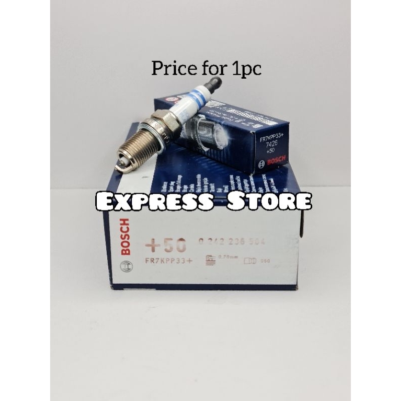 BOSCH Double Platinum Spark Plug Audi A4 B6 (8E2, 8E5, 8H7) 1.8 T, A4 B7 (8EC, 8ED) 1.8 T, TT ...