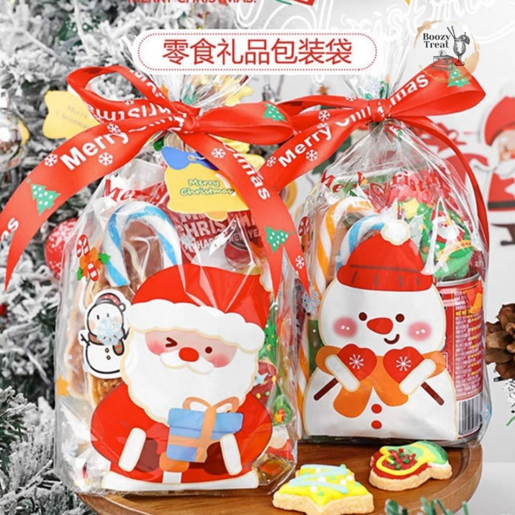 Boozy Treat - Ready Stocks! Christmas Packaging Plastic Gift Bag for ...
