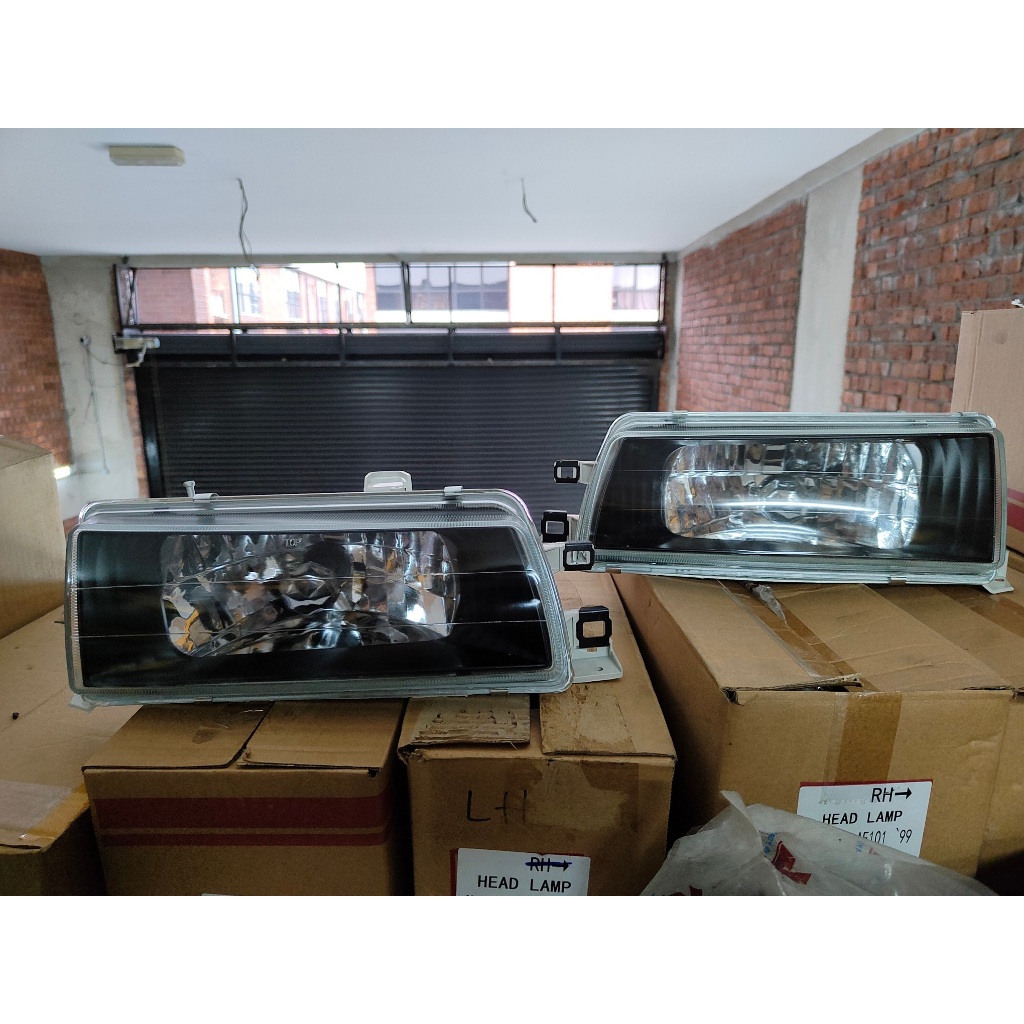 NEW GLASS KACA BLACK HOUSING Toyota Corolla AE90 AE92 EE90 EE92 ...