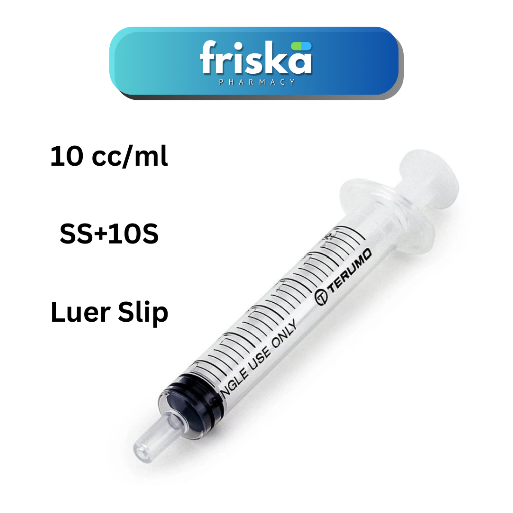TERUMO SYRINGE 10CC/ML W/O NEEDLE LUER SLIP (SS+10S) 1 PIECE | Shopee Malaysia
