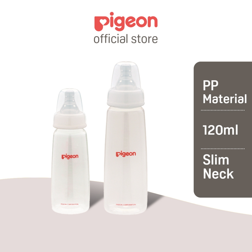 Pigeon Slim Neck PP Nursing Bottle (120ml/240ml) | Shopee Malaysia