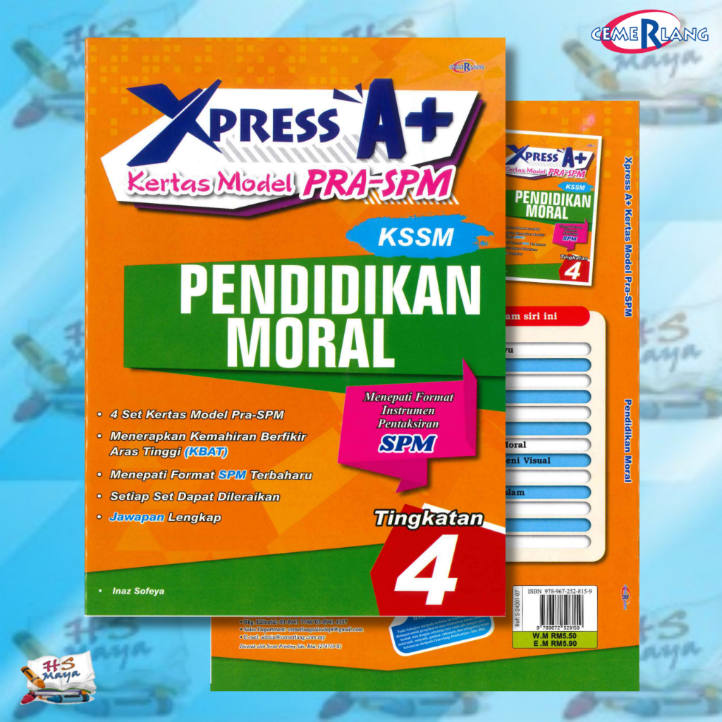 Buku Latihan Xpress A Kertas Model Pra Spm 2023 Tingkatan 4 Kssm