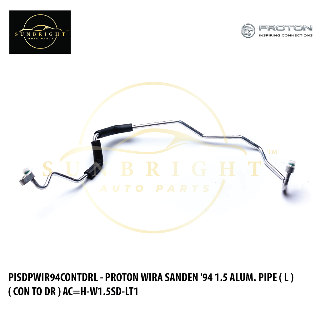 PROTON WIRA SANDEN '94 1.5 ALUM. PIPE ( L ) ( CON TO DR ) AC=H-W1.5SD-LT1 | Shopee Malaysia