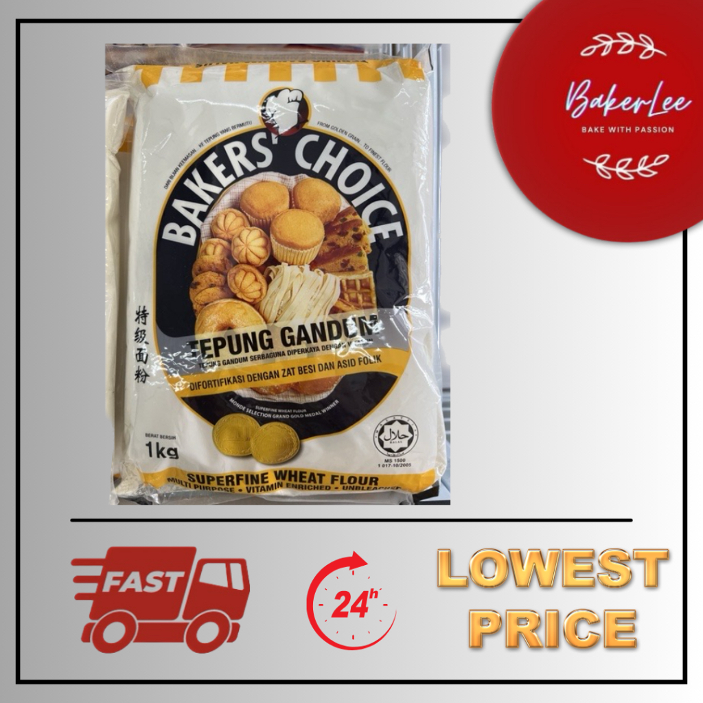 TEPUNG GANDUM BAKERS’ CHOICE 1KG | Shopee Malaysia