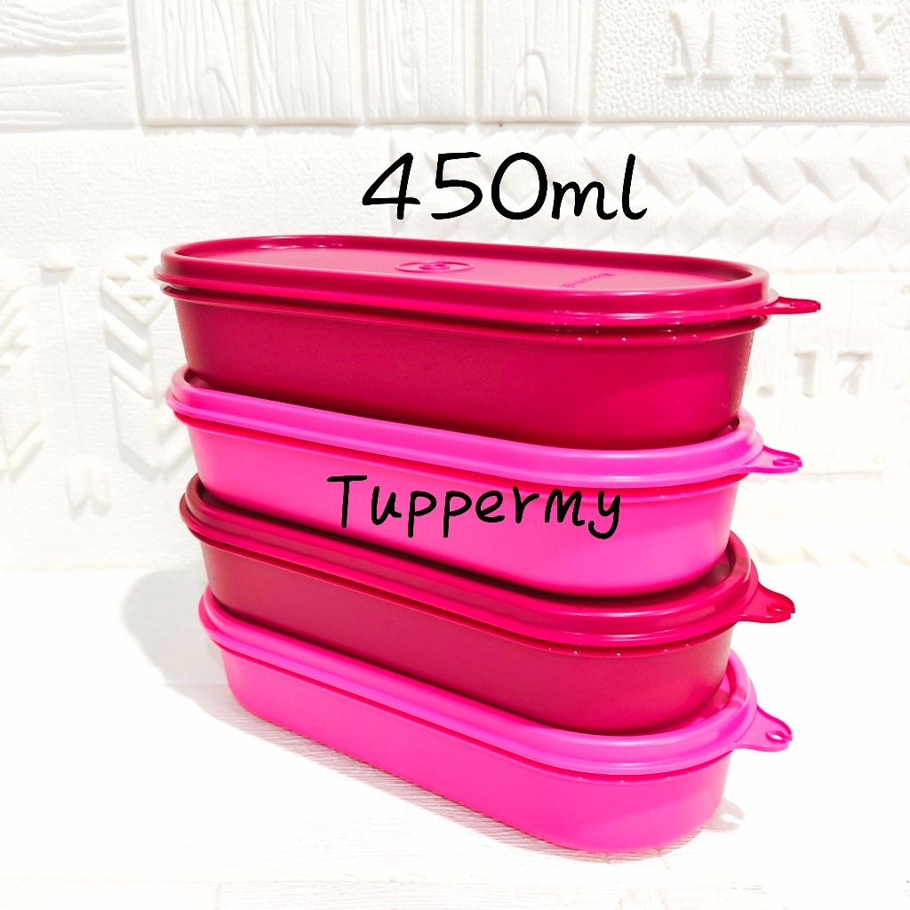 *2pcs*Tupperware Easy Ezy Oval Keeper School Office lunch bento box ...