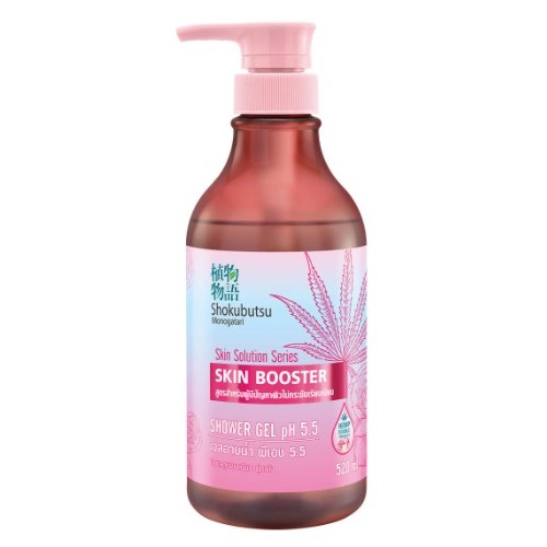 SHOKUBUTSU MONOGATARI Skin Booster Shower Gel pH 5.5 520 ml | Shopee Malaysia