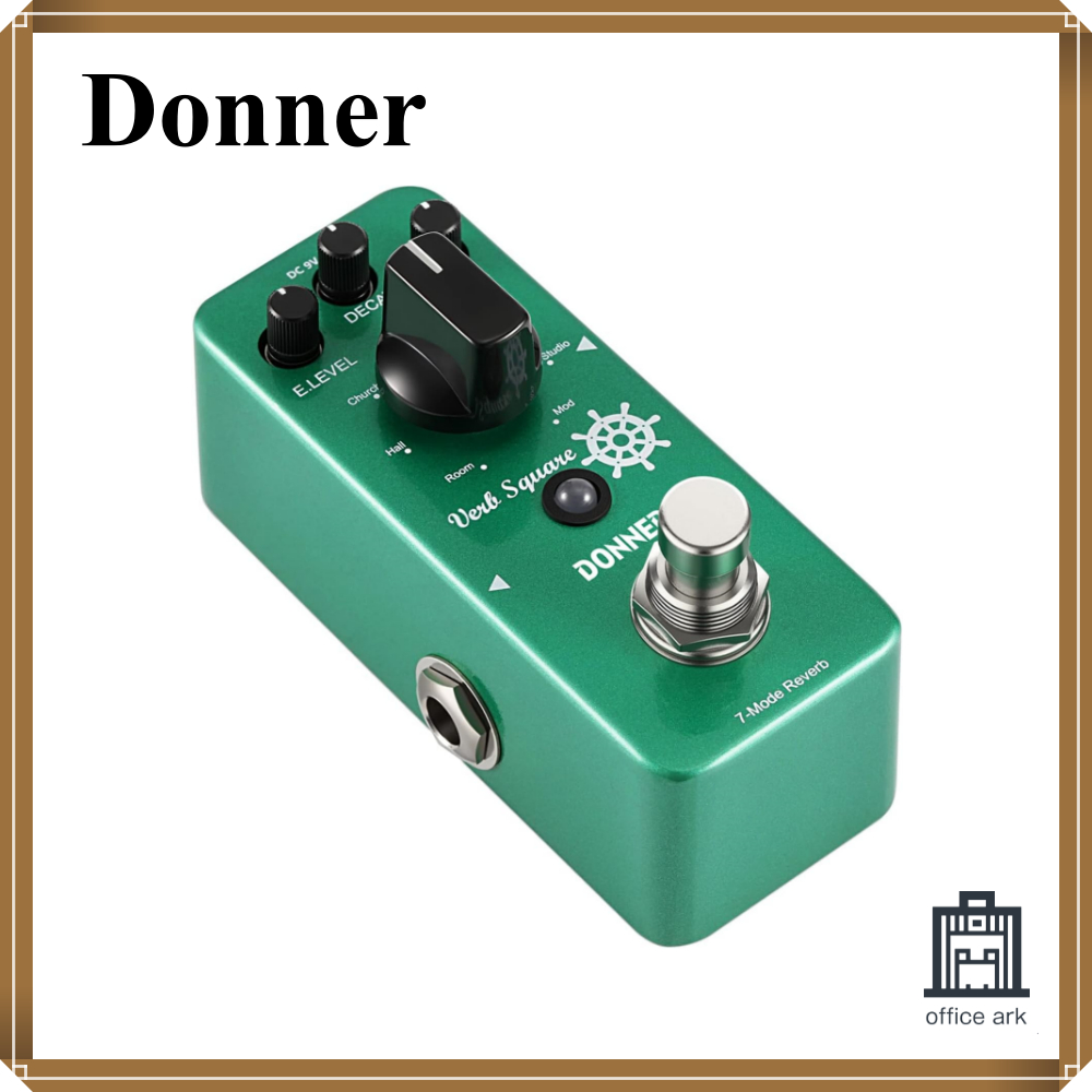 Donner Reverb Effects Pedal 7 Modes Modulation Verb Square [direct from Japan | Shopee Malaysia