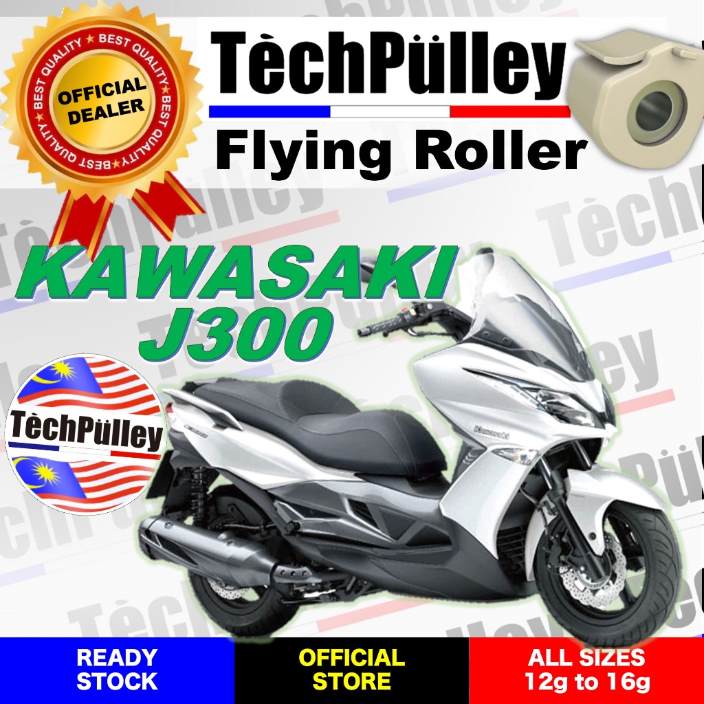 𝑻𝒆𝒄𝒉𝑷𝒖𝒍𝒍𝒆𝒚 𝑺𝒄𝒐𝒐𝒕𝒆𝒓 𝑹𝒐𝒍𝒍𝒆𝒓 for KAWASAKI J300 Kymco Downtown 200 300 Tech Pulley | Shopee Malaysia