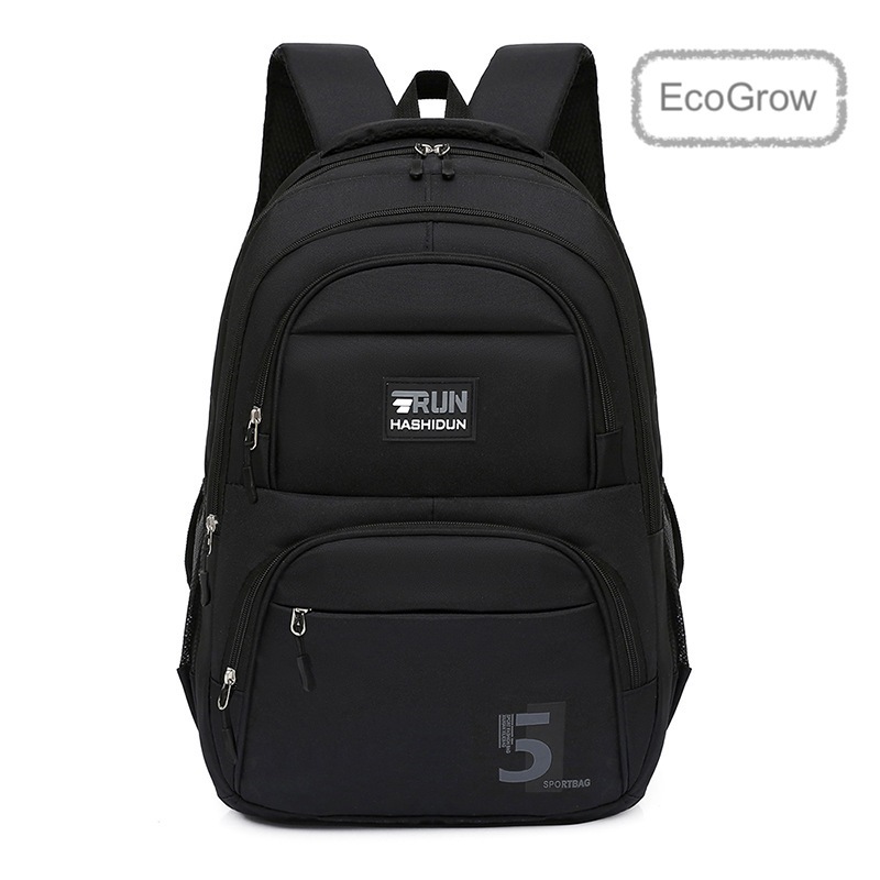 [ECOGROW] - BEG SEKOLAH LAPTOP BACKPACK WATERPROOF OUTDOOR TRAVEL ...