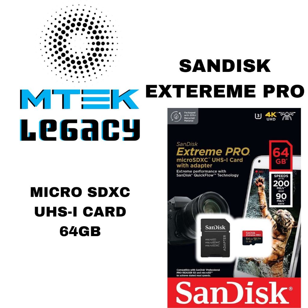 SanDisk Extreme PRO microSDXC™ UHS-I CARD | Shopee Malaysia