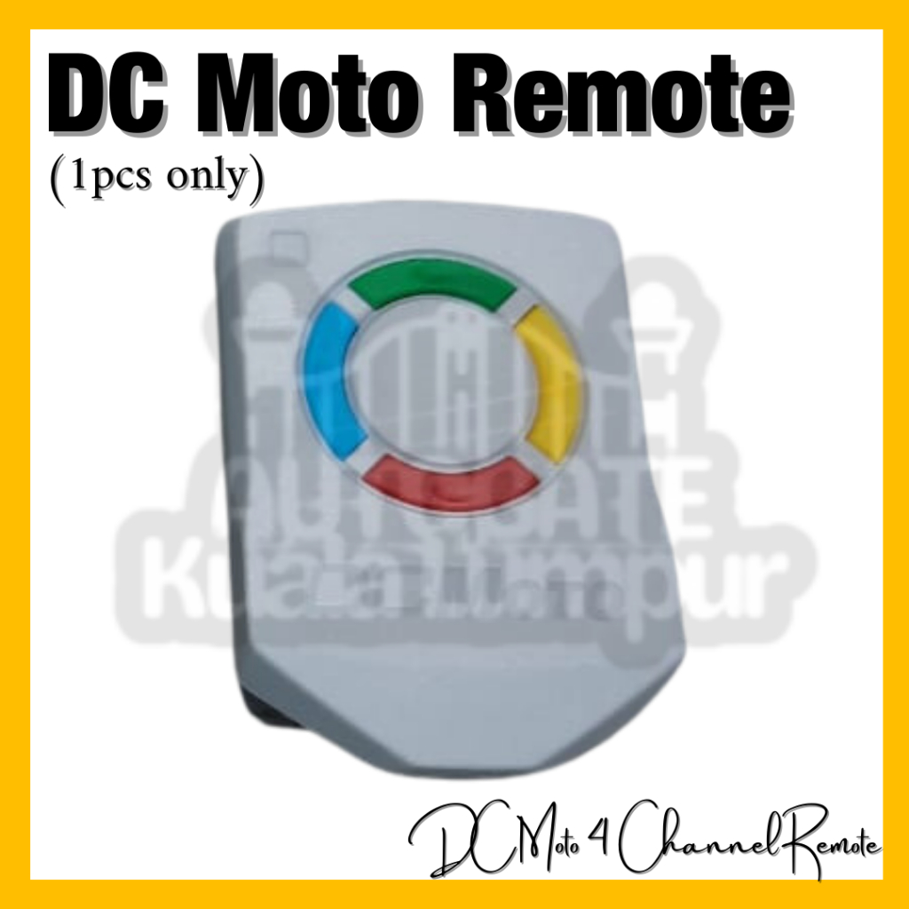 Hus Autogate DcMoto 4 Channel New Anti Spy Remote Control accs | Shopee ...