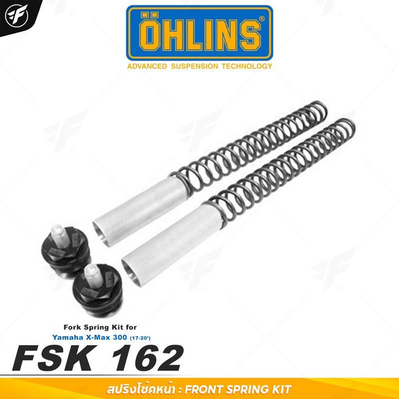 XMAX V1 V2 ORIGINAL OHLINS FORK KIT SPRING Adjustable FSK162 FSK 162 X ...