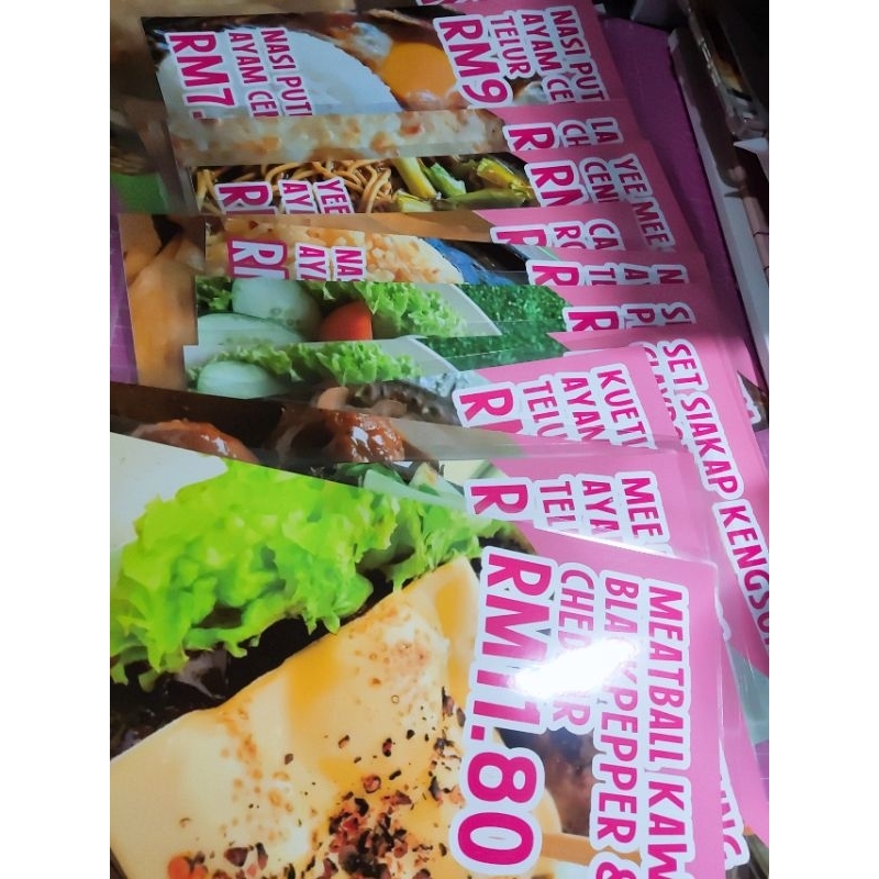 Print A4 / Kad Menu / Gambar | Shopee Malaysia