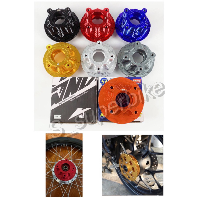 YAMAHA Y16 Y15ZR LC135 5S CNC KINGDRAG ENKEI SPROCKET & HUB SCREW Y15 ZR 125Z RXZ LC135 V1 - V7 ...