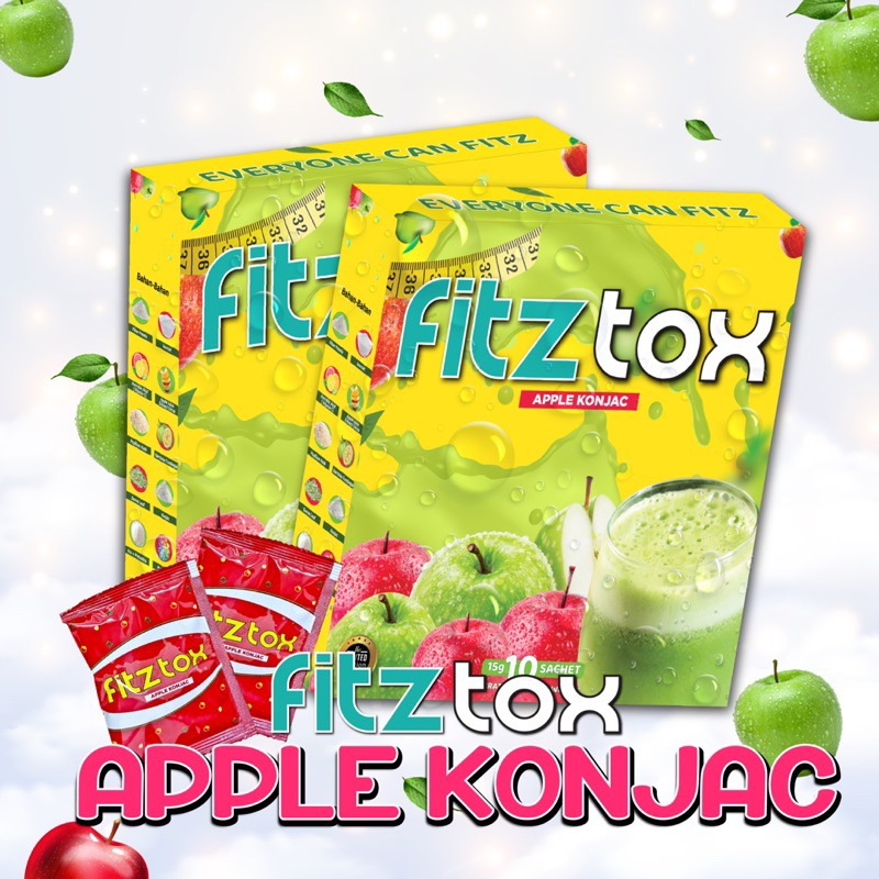 FITZTOX APPLE KONJAC 4 IN 1 | Shopee Malaysia