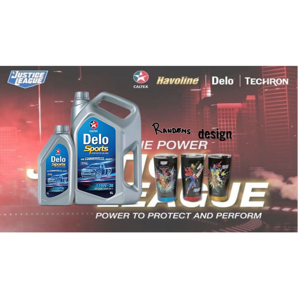CALTEX Delo Sports Synthetic Blend SAE 10W-30 (6+1L) Diesel Engine OiL ...