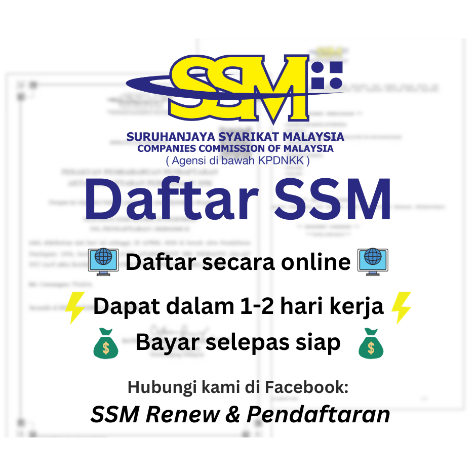 SSM REGISTER Services (Free Business Info) | Shopee Malaysia