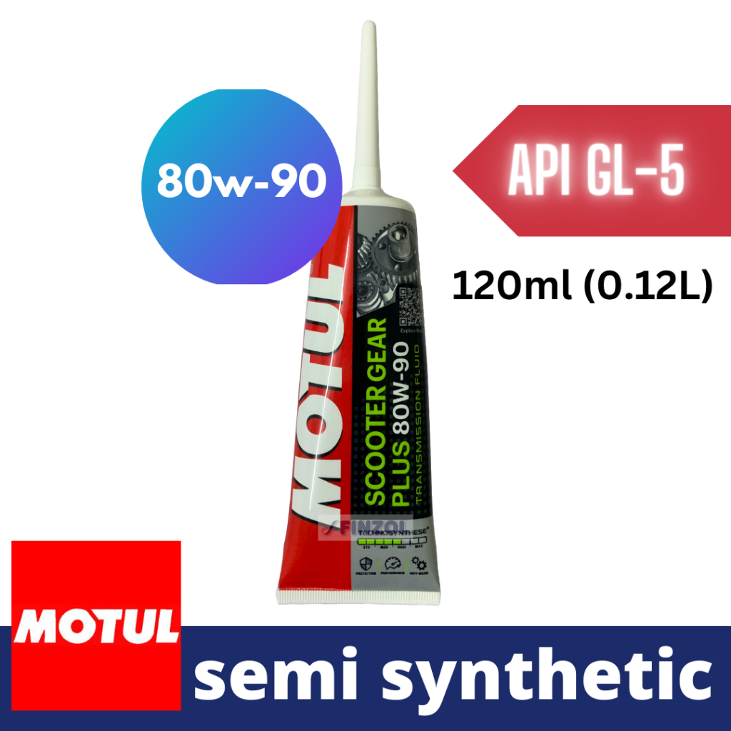 Motul Scooter Gear Plus 80w-90 120ml Semi Sintetik | Shopee Malaysia