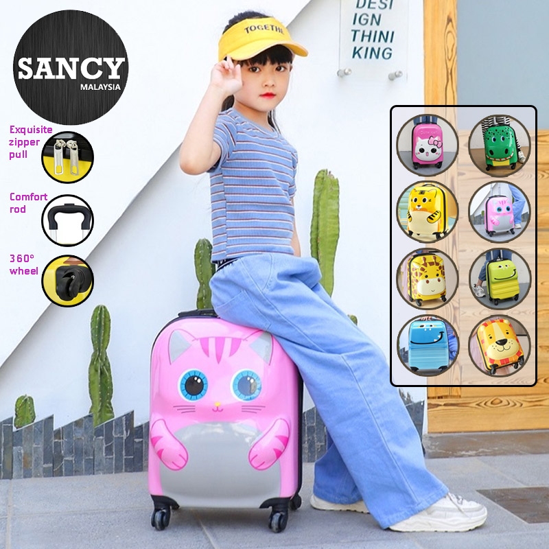SANCY 18 Inch Childrens Trolley Suitcase Cartoon Student Kids Cute ...