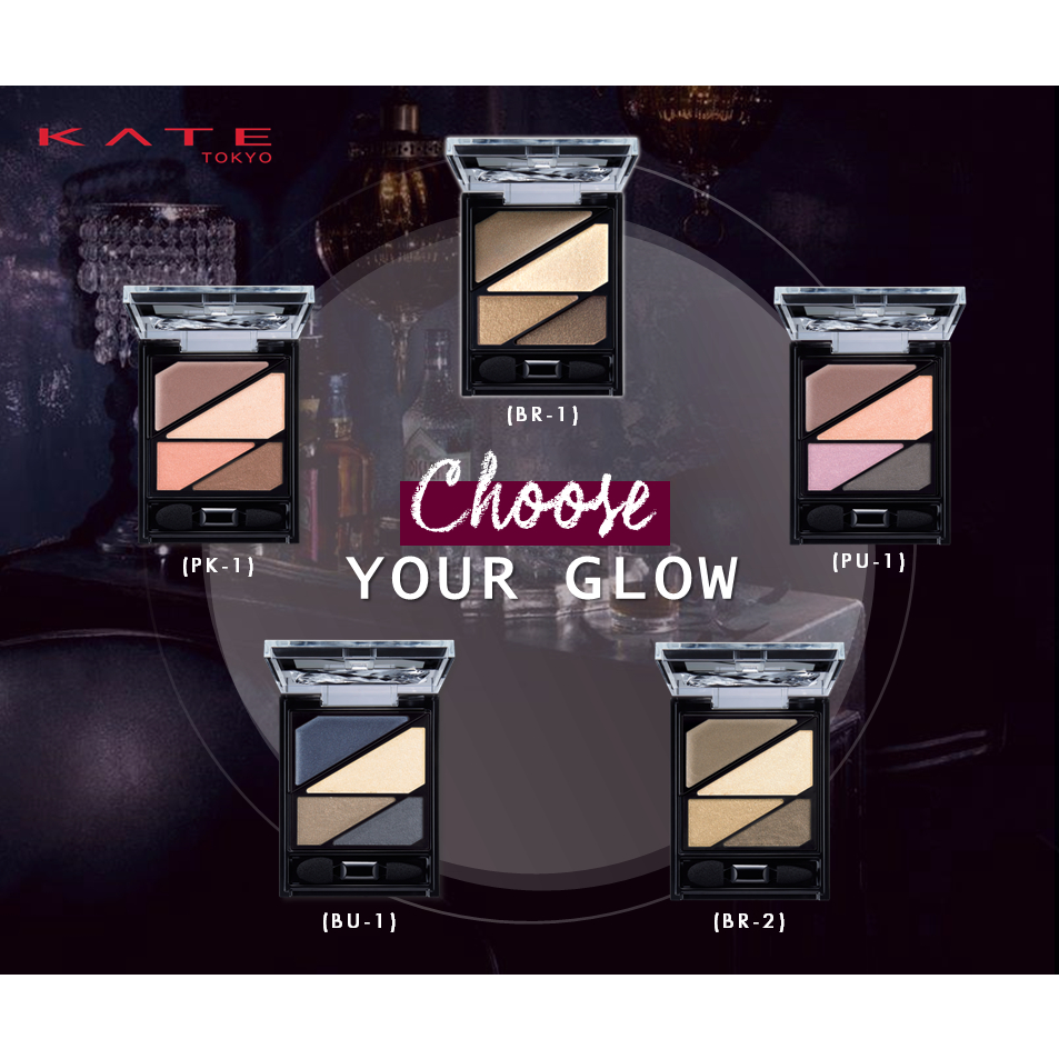 Buy1Free1:Dark Night Glow Eye Shadow, Eyes Shadow 3.0g PK-1 | PGMall