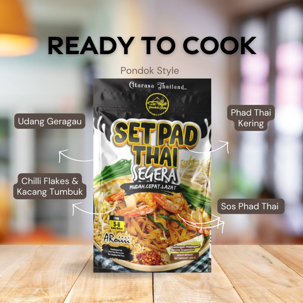 SET PAD THAI READY TO COOK MUSLIM PRODUK READY TO EAT SEDAP VIRAL ...